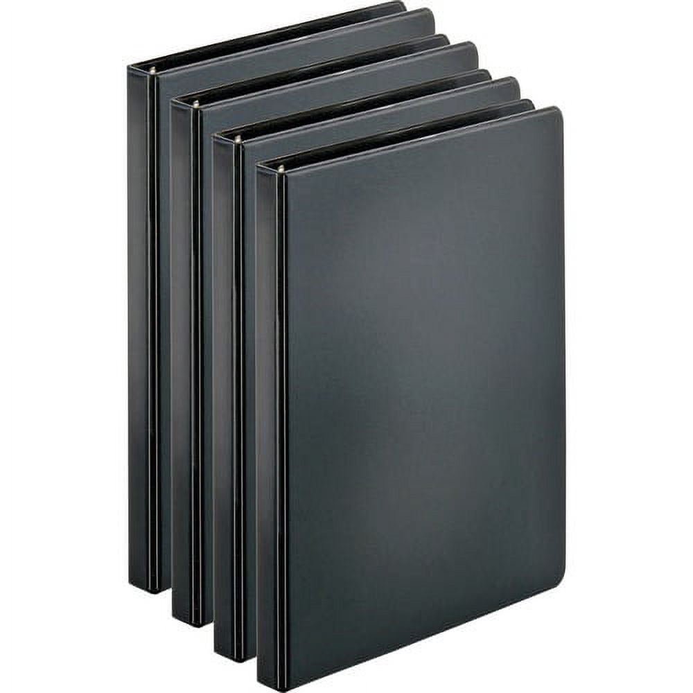 Business Source Basic Round Ring Binders - 1/2" Binder Capacity ...