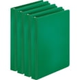 Business Source Basic Round Ring Binders - 1" Binder Capacity - Letter ...