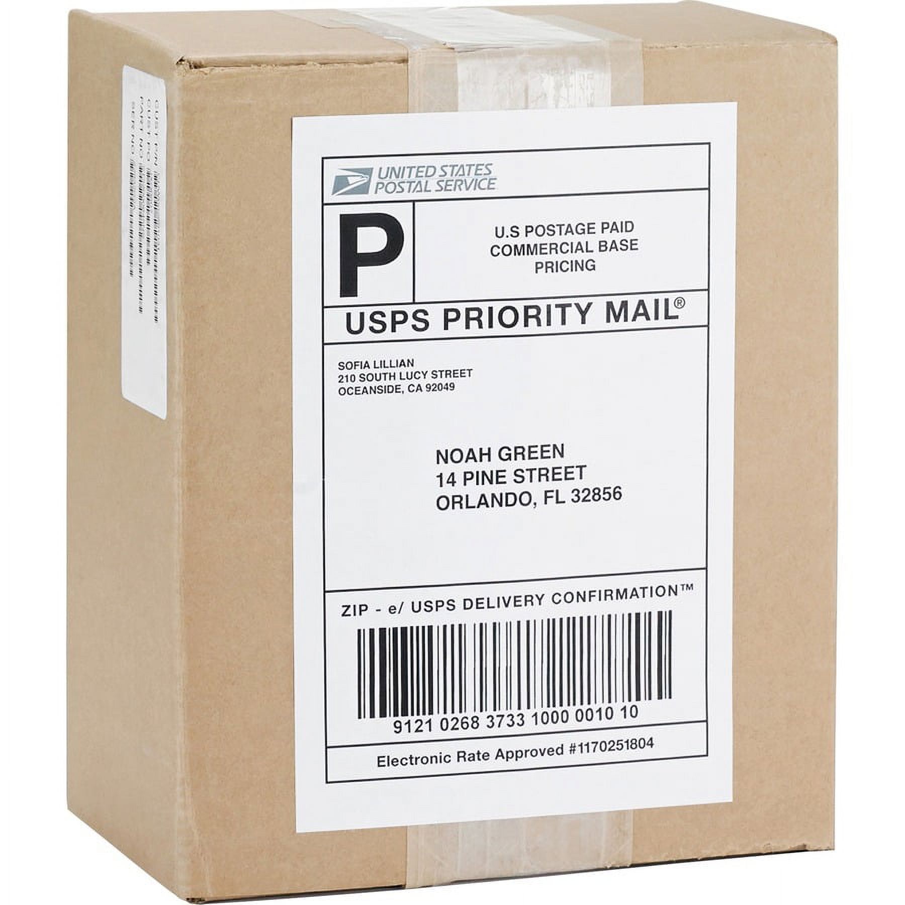 Business Source Bright White Premium-quality Internet Shipping Labels ...