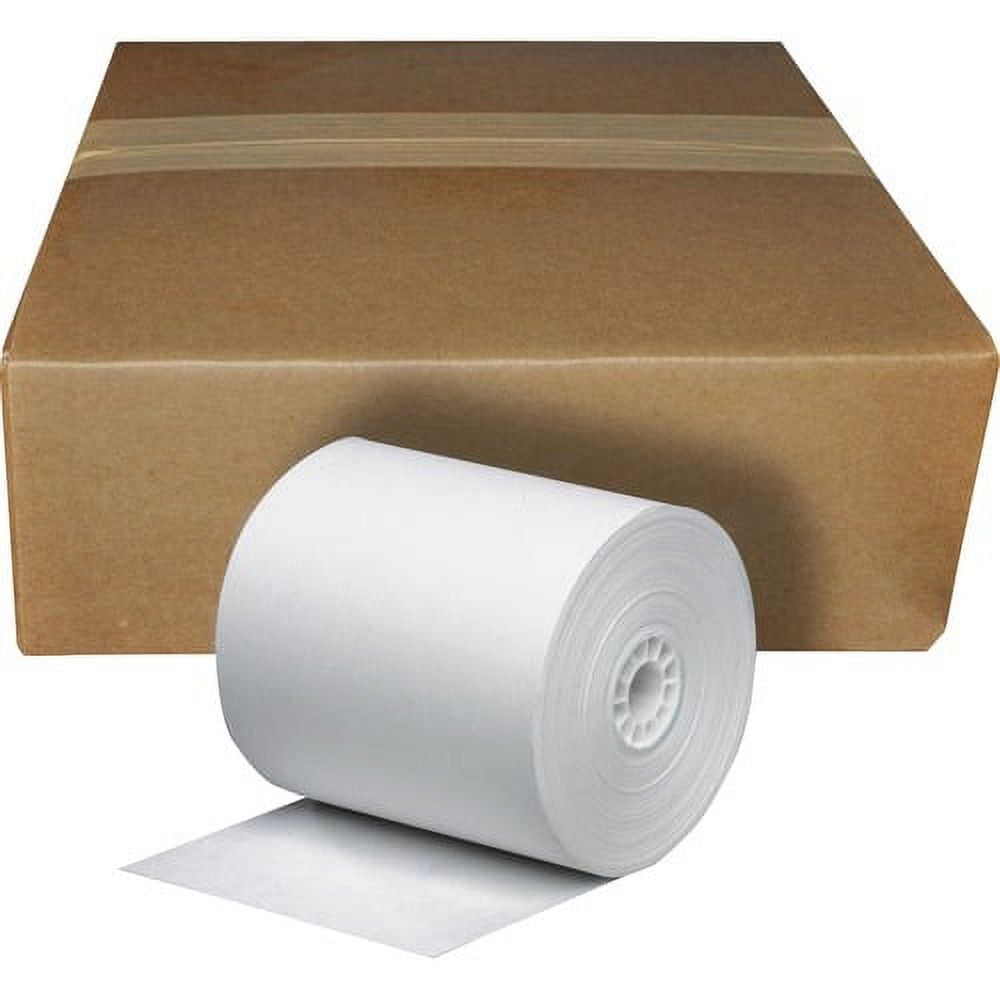 Business Source Cash Register Roll - White - 3" x 165 ft - 1 / Roll ...