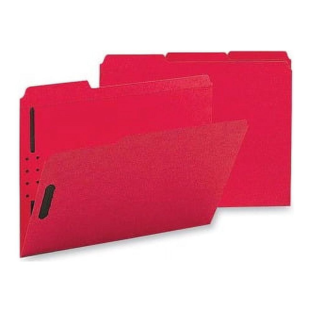 Business Source Colored Letter Fastener Folders Letter - 8 1/2" x 11 ...