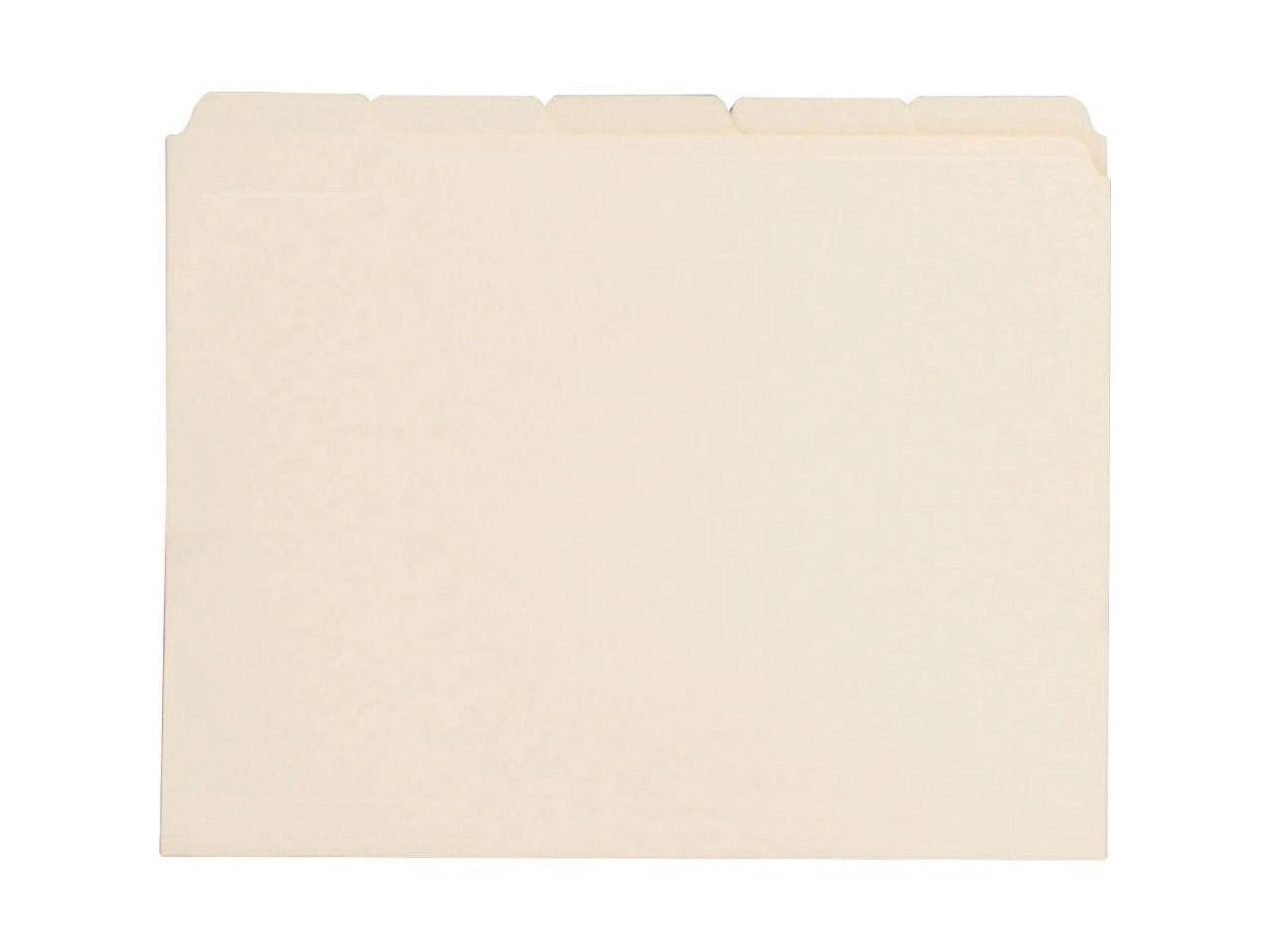 Business Source File Folder 1/5-Cut Tab 3/4" Exp. 11 Pt. Ltr 100/BX ...