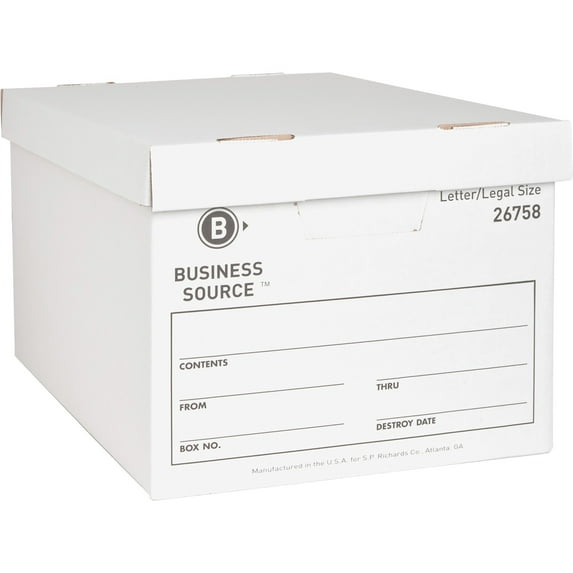 Business Source Lift-off Lid Medium Duty Storage Box - Walmart.com