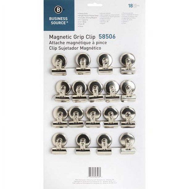 Business Source Magnetic Grip Clips Pack (58506) - Walmart Business ...
