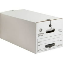 Business Source, BSN26756, Heavy Duty Letter Size Storage Box, 12 ...