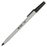 Business Source Ballpoint Stick Pens, Medium Point, Black Ink, Light ...