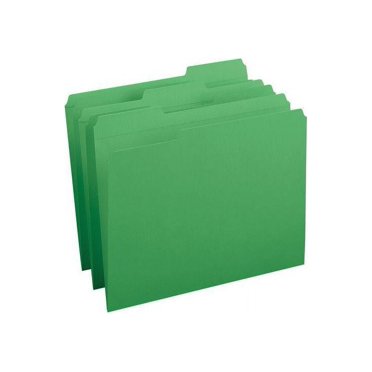 Business Source, BSN99717, 1/3-cut Colored Interior File Folders, 100 ...
