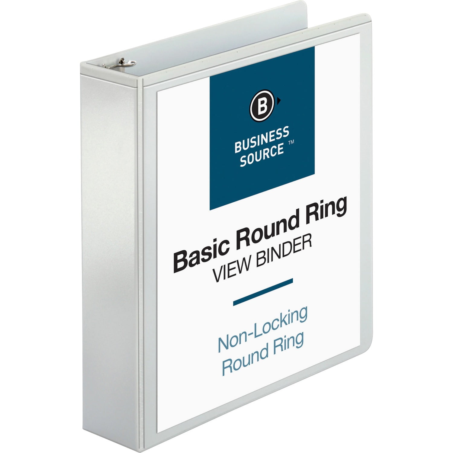 Business Source Round-ring View Binder - 2" Binder Capacity - Letter ...