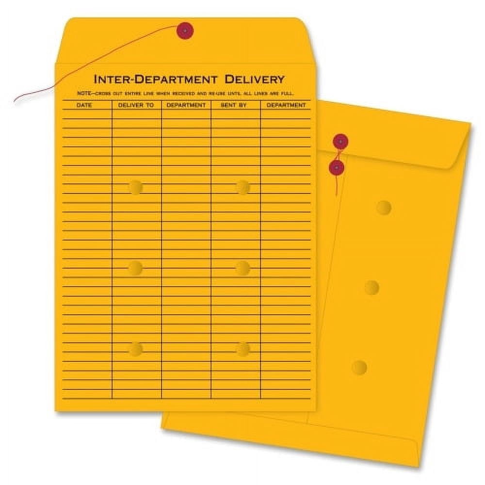 Business Source, BSN04546, Ruled Interdepartmental Envelopes, 100 / Box ...