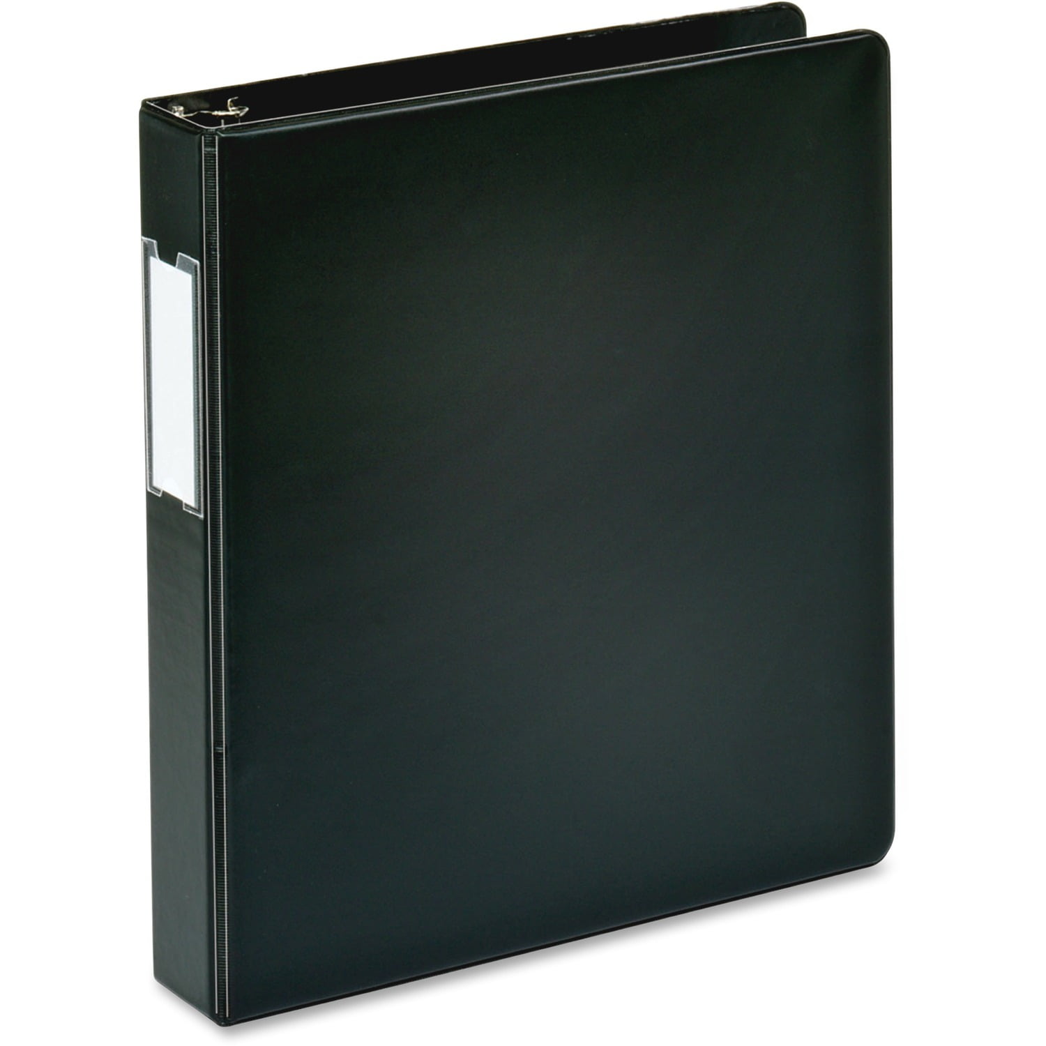 Business Source Slanted D-Ring Binder w/LBL HLD 1-1/2" Black 33125 ...