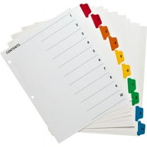 Business Source A-Z Tab Table of Contents Index Dividers - Printed Tab ...