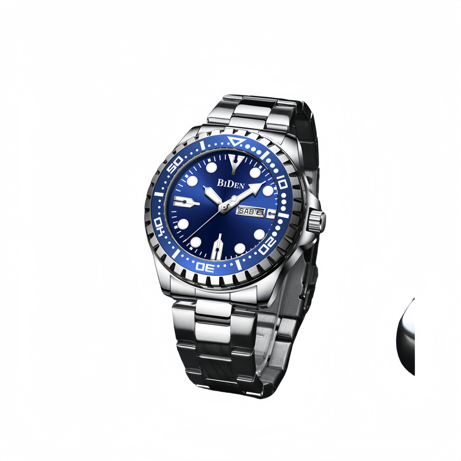 Business Steel Strap Men's Watch Three Hands Quartz Watch Luminous ...