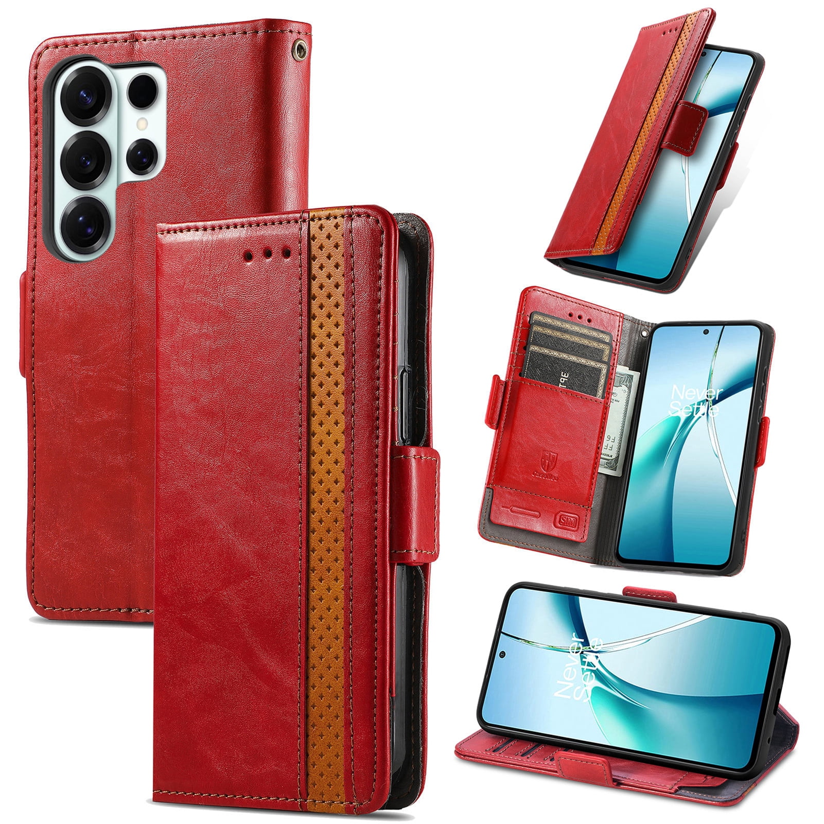 Business Style Wallet Case for Samsung Galaxy S26 Ultra, RFID Blocking ...