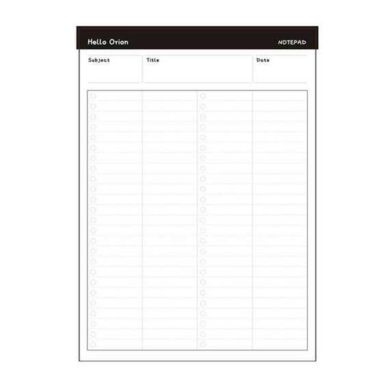 Business Work Planning Notepad Daily Planner Notepad Tear Off Meeting ...