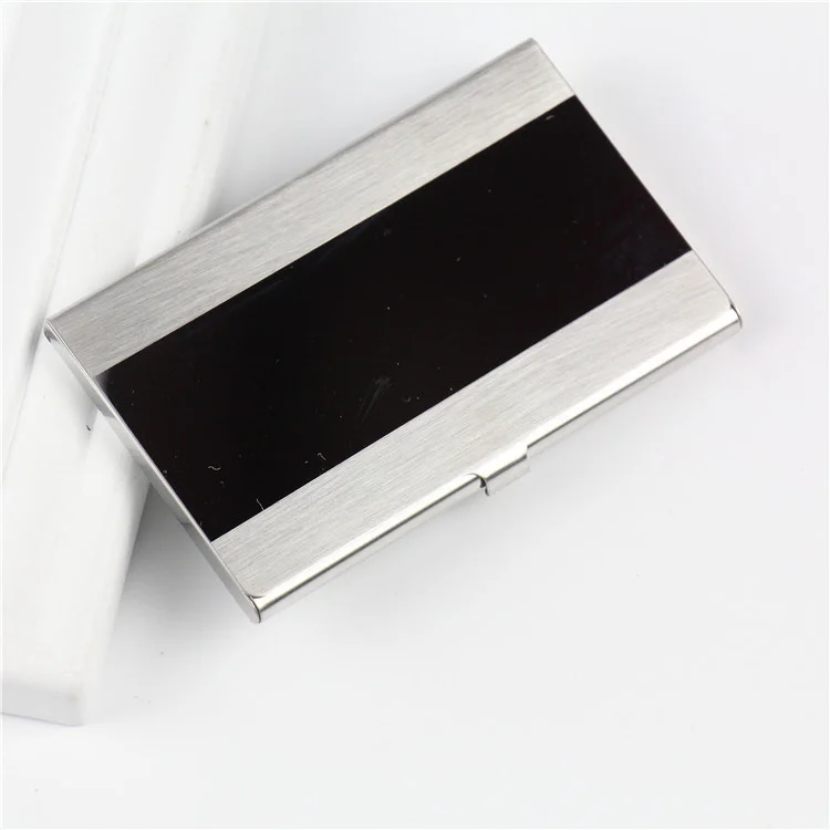 Business card case, stainless steel metal case, credit card holder ...