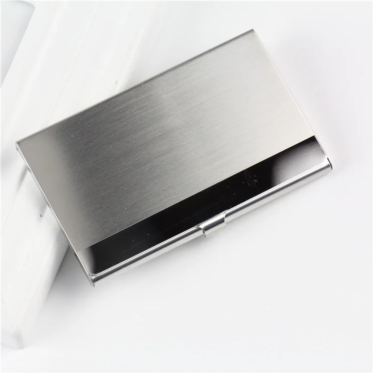 Business card case, stainless steel metal case, credit card holder ...