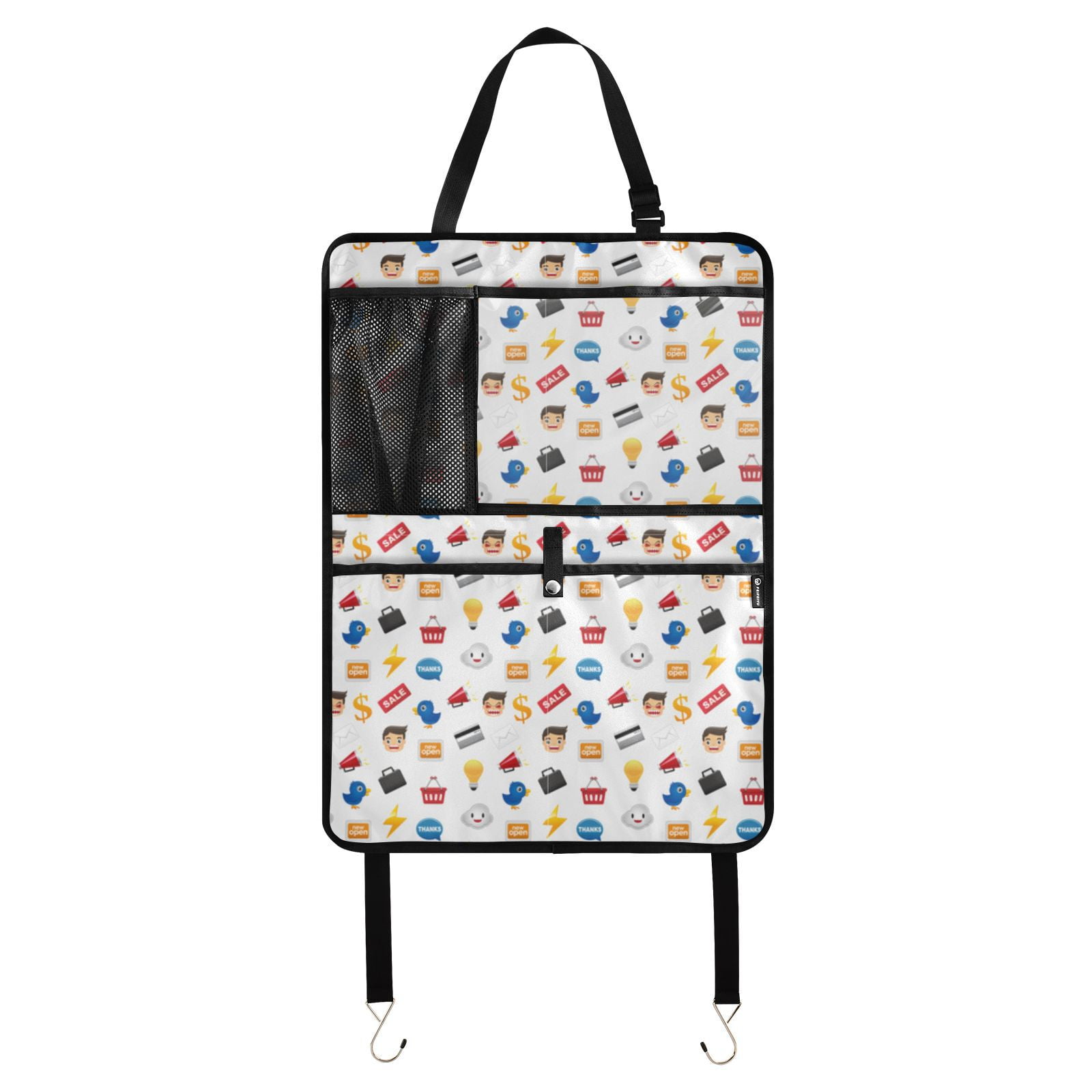 Business icon seamless pattern Kick Mats with Organizer - 82 Pack ...