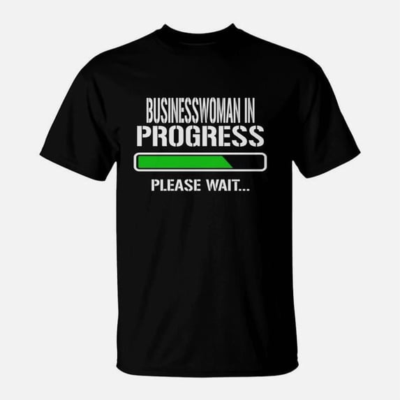 Businesswoman In Progress Please Wait Baby Announce Funny Job Title ...