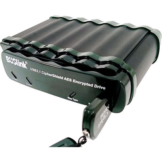 Buslink CipherShield CDSE-4TSDG2C 4 TB Portable Solid State Drive, 2.5 ...