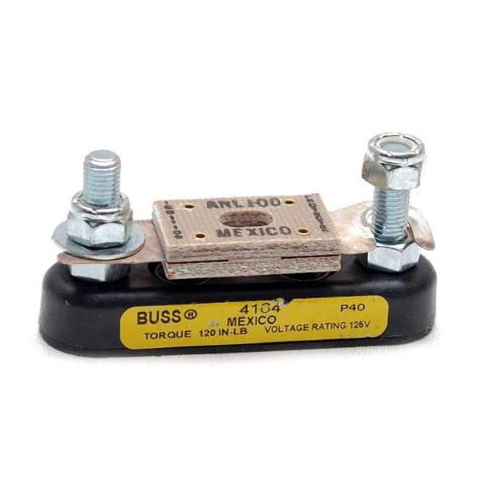 Eaton Bussman Boat Studded Bus Bar 4164 | ANN Fuse 125 Volt - Walmart.com