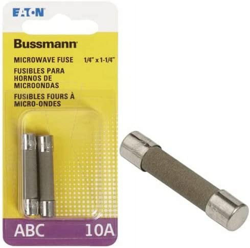 Bussman BP/ABC-10 10 Amp 250 Volt Microwave Oven Fuse 2 Count - Walmart.com