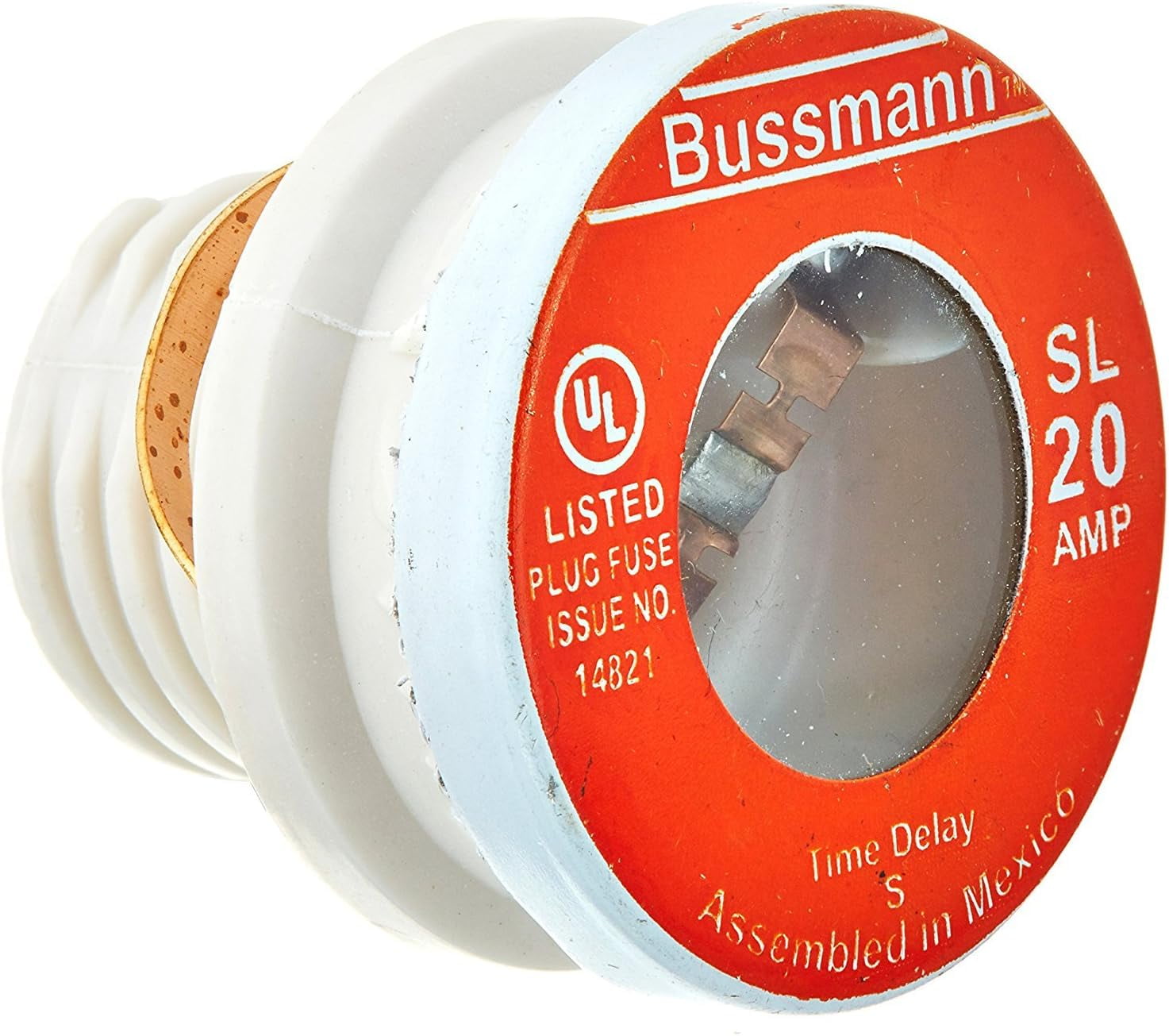 Bussman BP/SL-20 20 Amp Tamper Proof Plug Fuses 3 Count5 - Walmart.com