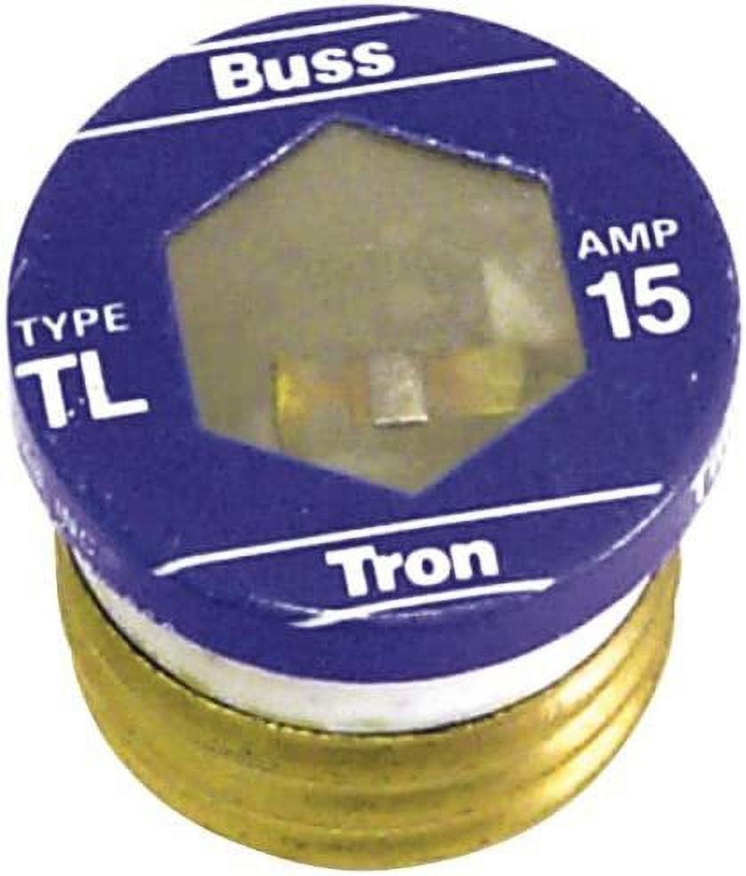 Bussman TL-15PK4 15 Amp Time Delay Plug Fuses 4 Count - Walmart.com