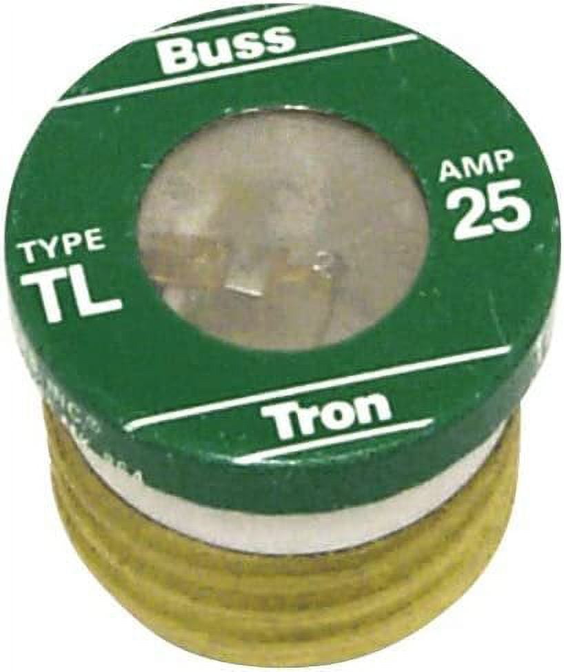 Bussman TL-25PK4 25 Amp Time Delay Plug Fuses 4 Count - Walmart.com