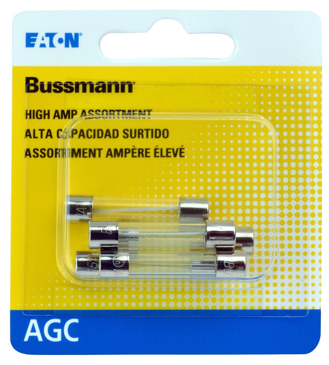 Bussmann Glass Fuse Assortment, 5 Count Automotive Glass Fuses 10-30A ...