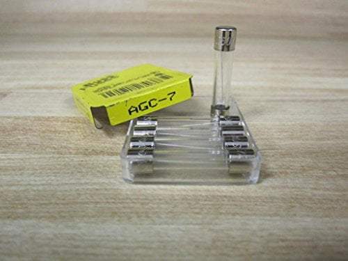 Bussmann AGC-7 AGC Series Fuse, Fast Acting, 7 Amp, 250V, Glass Tube, 1 ...