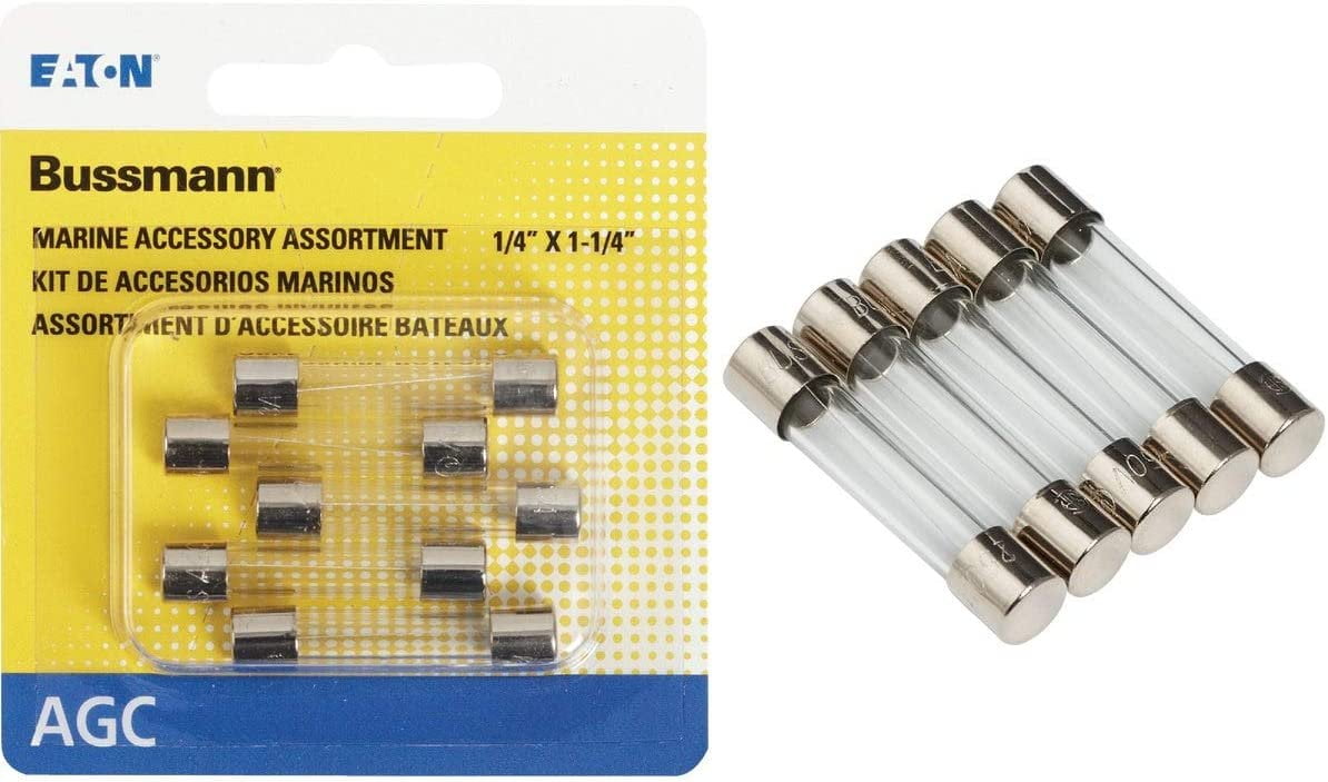 Bussmann Assorted amps Glass Tube Fuse 5 pk - Walmart.com