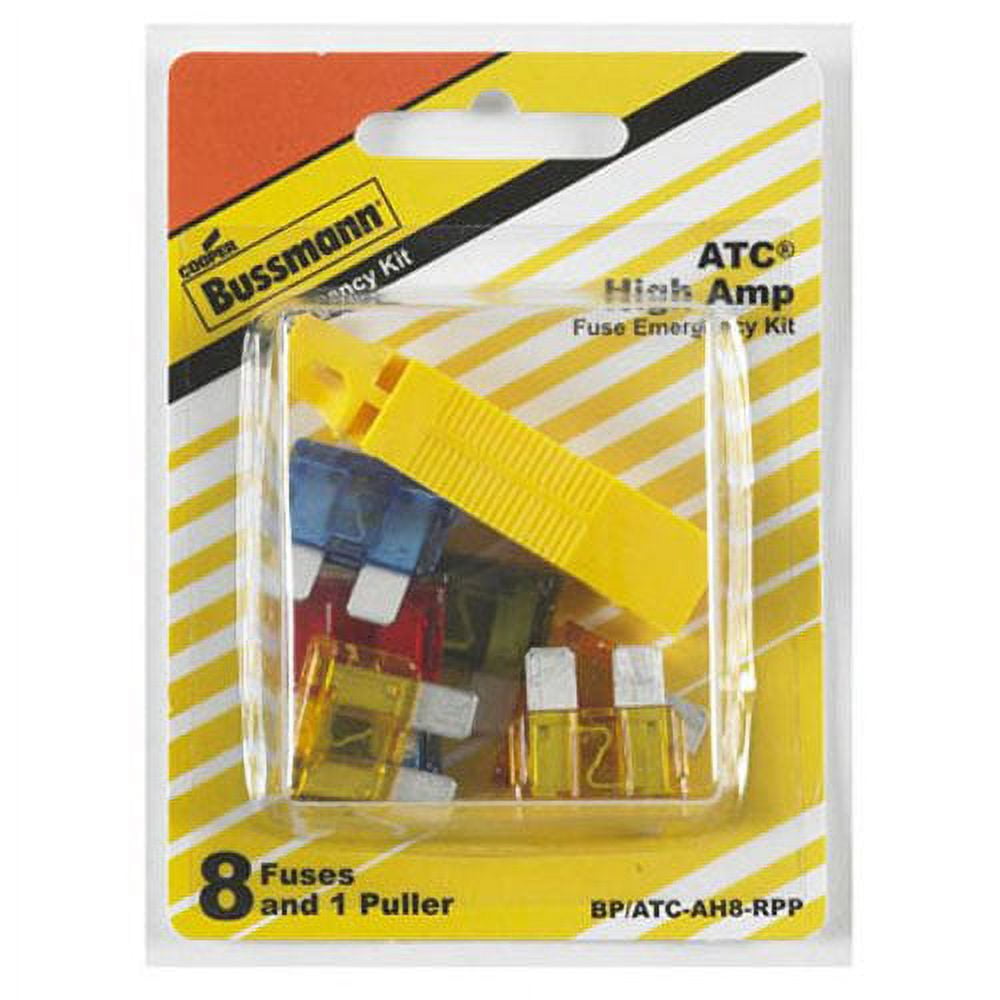 Bussmann (BP/ATC-AH8-RPP) High Ampere ATC Emergency Fuse Kit - 8 Piece ...
