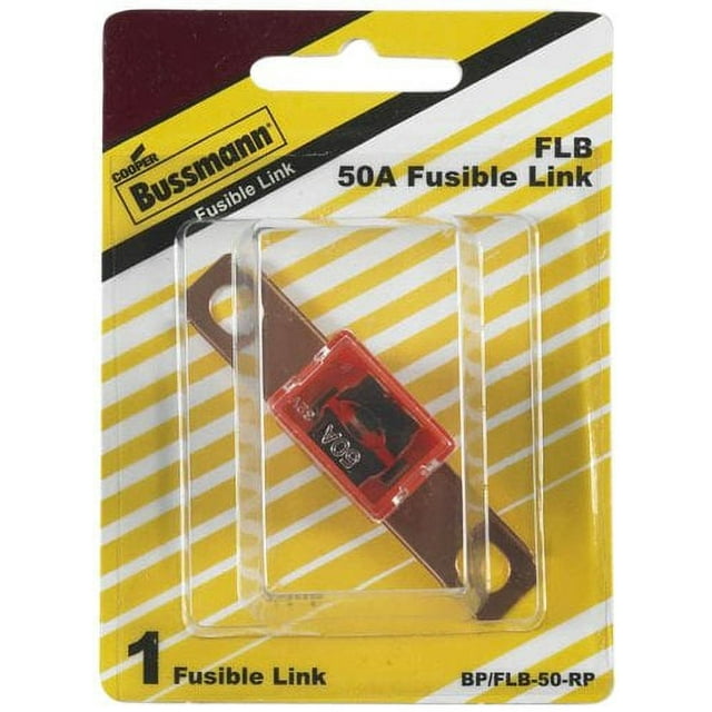 Bussmann 50 Amp Fuse Mount, Automotive Bolt-on Fusible Link w/ 13/16 ...