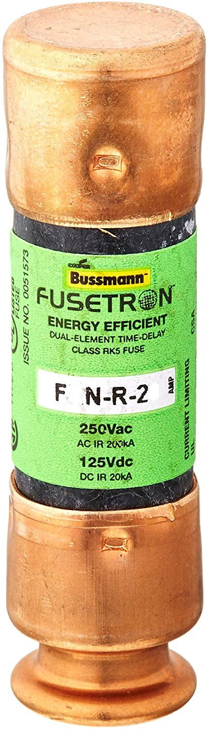 Bussmann BP/FRN-R-20 20 Amp Fusetron Dual Element Time-Delay Current ...