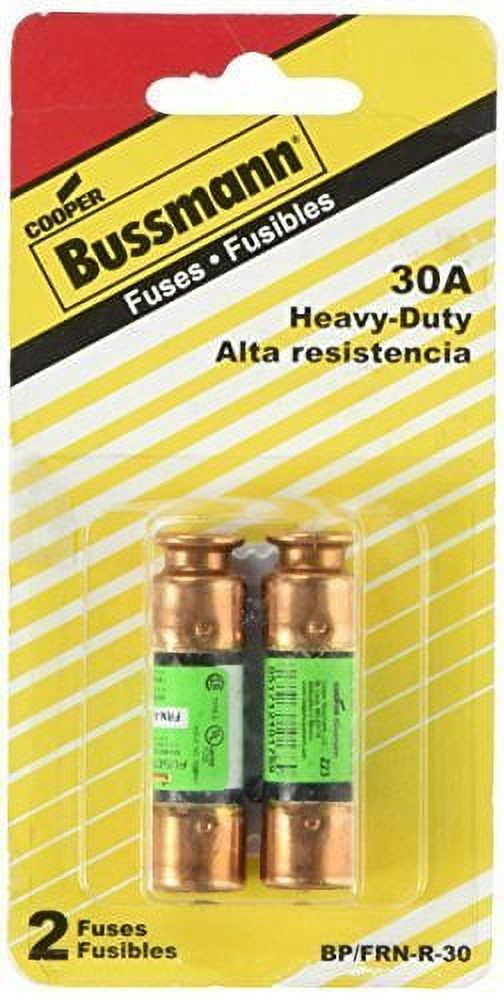 Bussmann BP/FRN-R-30 30 Amp Fusetron Dual Element Time-Delay Current Limiting Class RK5 Fuse ...