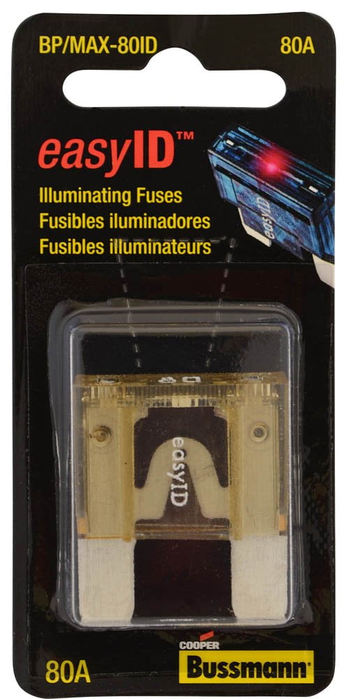 Bussmann BP/MAX-80ID easyID Illuminating Blade Fuse 80 Amp - Walmart.com