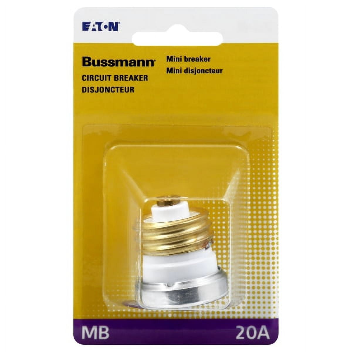Bussmann, Plug Fuse, BP/MB-20, 20 Amps 125V Electrical Fuse - Walmart.com