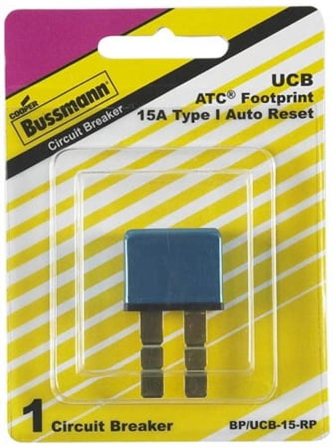 Bussmann Bp/Ucb-15-Rp Type I Universal Circuit Breaker - 15 Amp ...