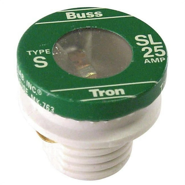Bussmann - Cooper 4 Count 25 Amp Time Delay Size Rejecting Plug Fuse 25 ...