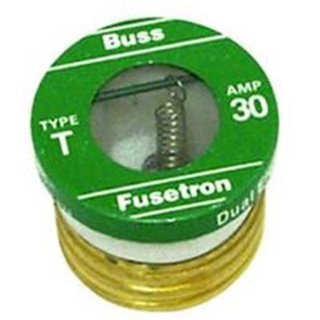 Bussmann Fuses Heavy Duty Low Voltage Time Delay Plug Fuse, 125 VAC, 30 ...