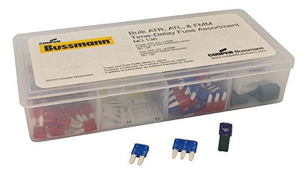 Bussmann (NO.136) ATR/ATL and FMM Micro Fuse Box Assortment - Walmart.com