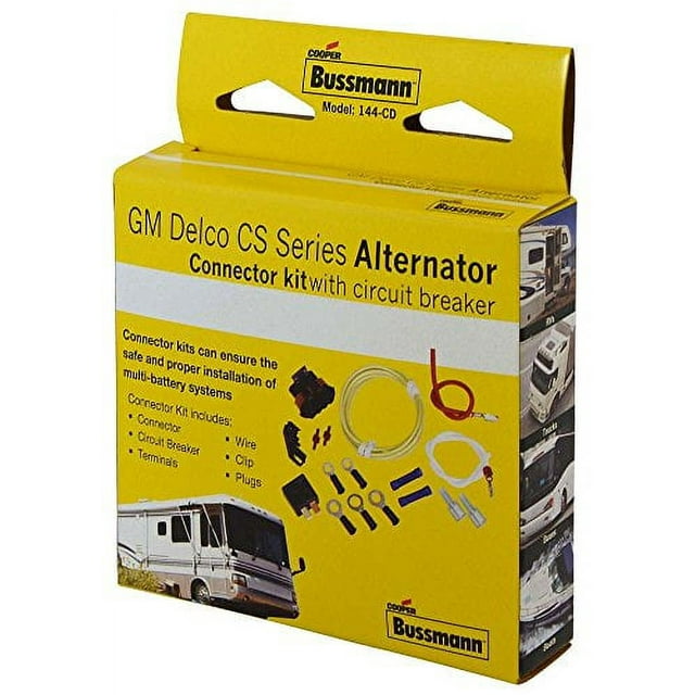 Bussmann (RB-GM-KIT) Delco CS Series Alternator Connector Kit for GM ...