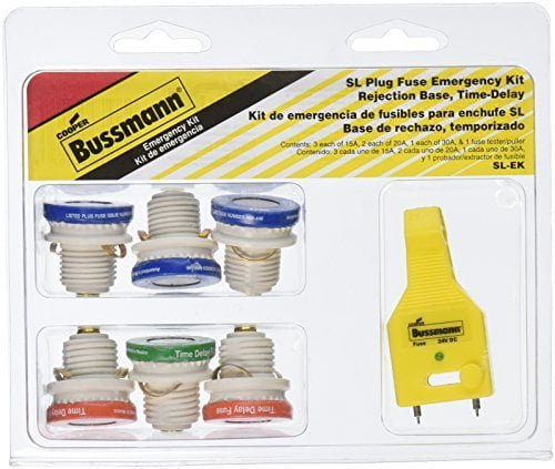 Bussmann SL-EK SL Fuse Assortment Contains 3 Ea. SL-15, 2 Ea. SL-20 And ...
