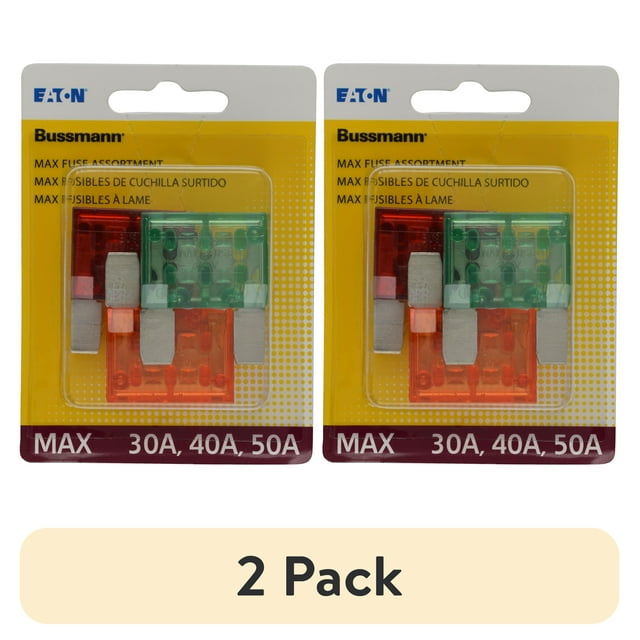 (2 pack) Bussmann Series 3 Count Maxi Fuse Automotive Assortment Pack ...