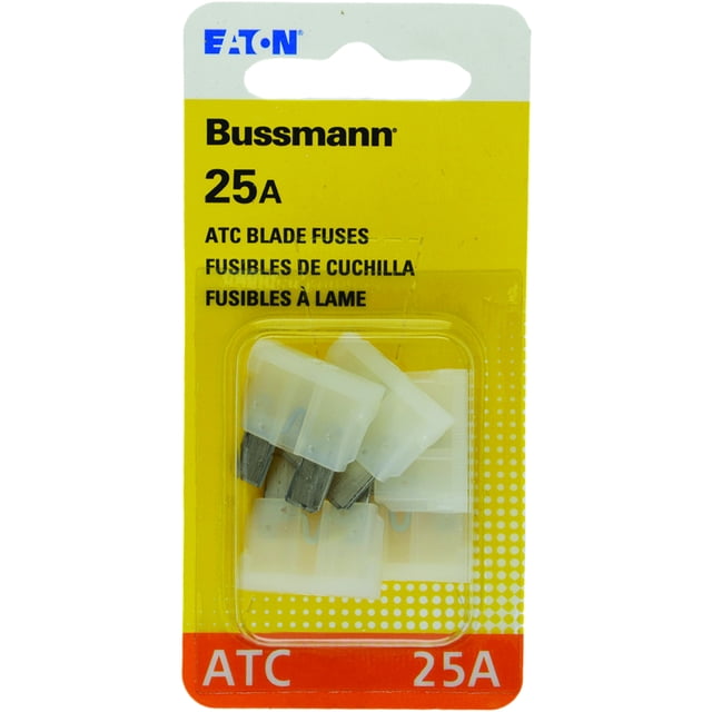 Bussmann Series 5 Count ATC / ATO 25 Amp Automotive Fuse Pack - Walmart.com