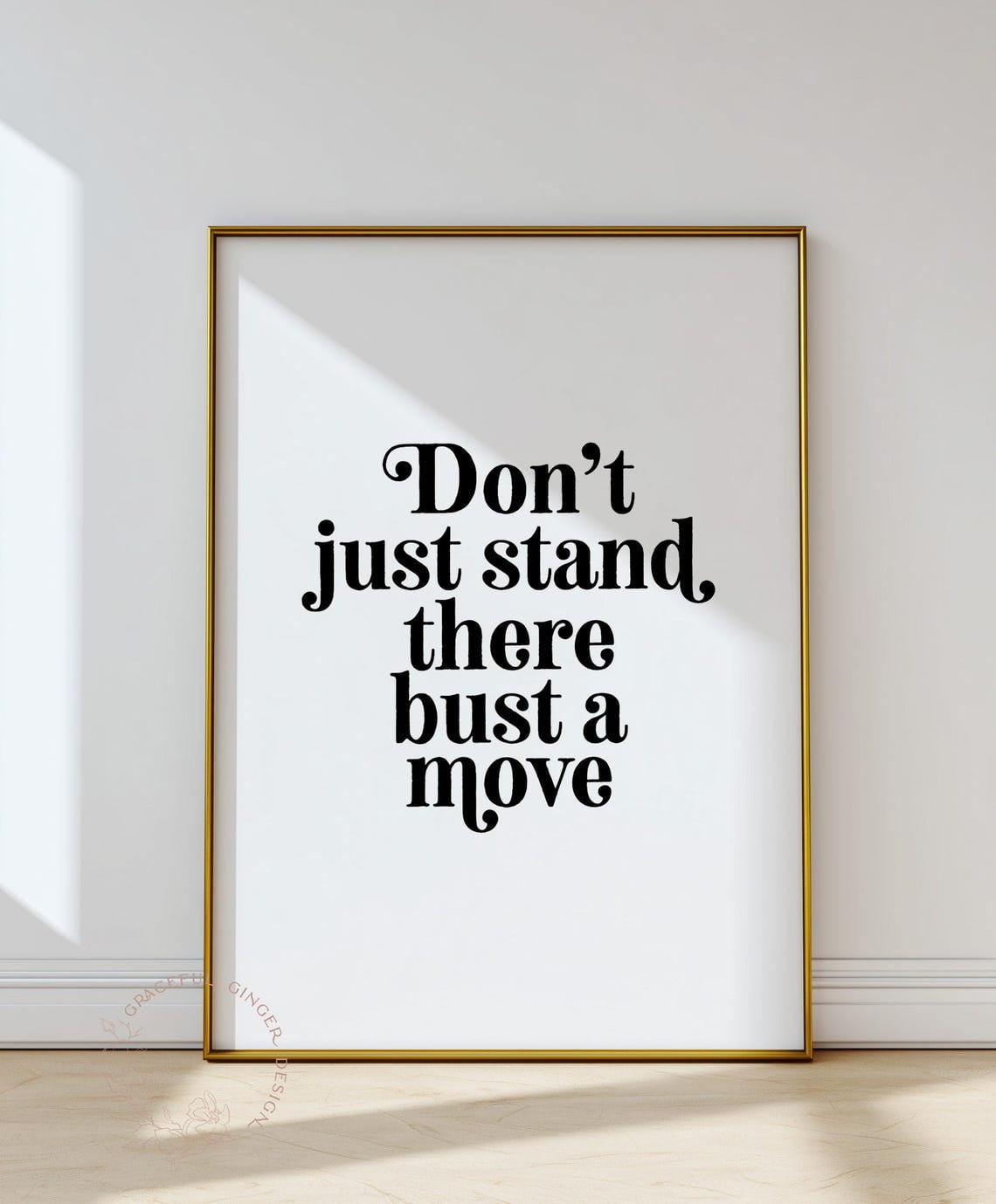 Bust A Move Lyrics Print, 90S Hip Hop Song Quote Home Decor #2503 ...