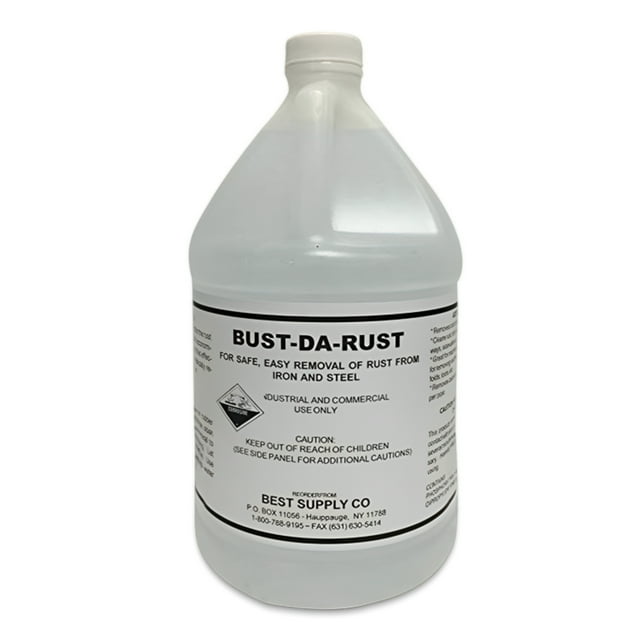 Bust - Da - Rust Liquid - Removes Rust from Any Steel Surface - 3x1 ...