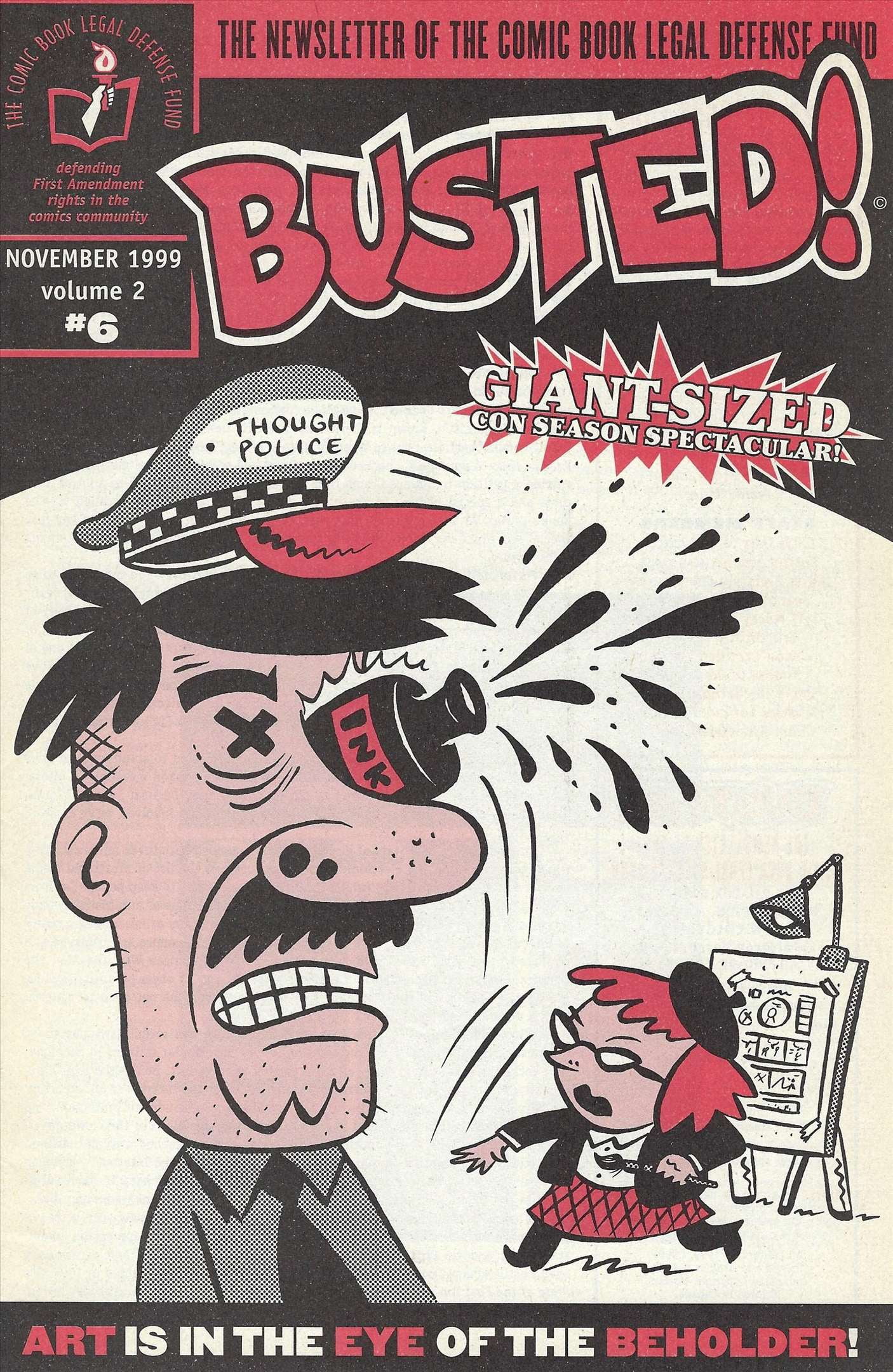 Busted! (Vol. 2) #6 VF ; CBLDF Comic Book - Walmart.com