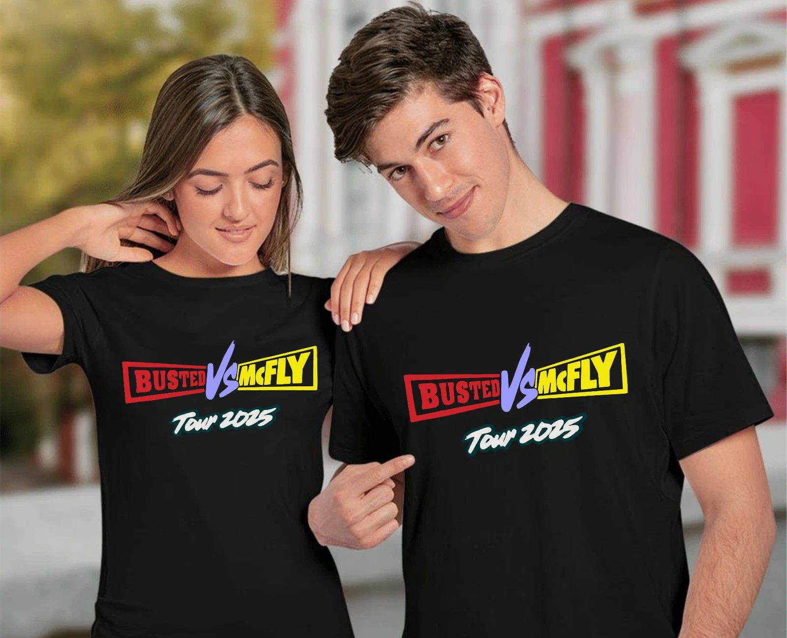 Busted vs McFLY Tour 2025 Tshirt, McFLY2025 Pop Rock Music Shirt ...