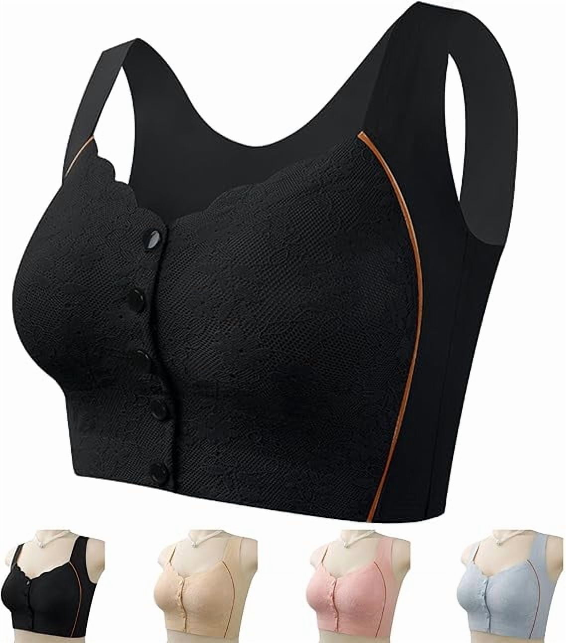 Bustella Bras for Women Front Closure, Button-Up Comfy Shaping Posture ...